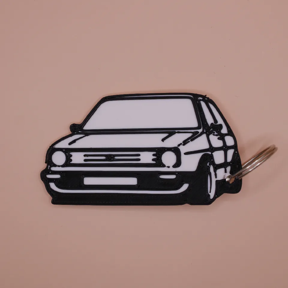 Volkswagen golf 2 by Vize3Dtisku | Download free STL model | Printables.com
