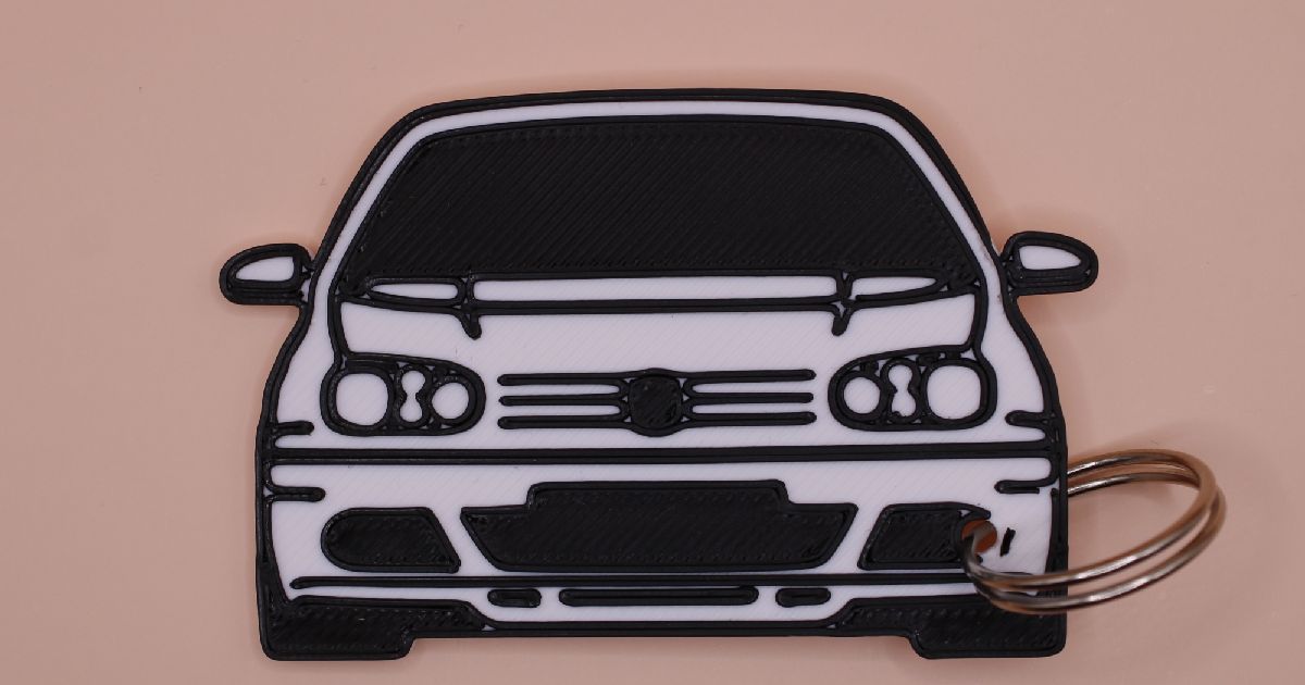 Volkswagen golf 4 by Vize3Dtisku | Download free STL model | Printables.com