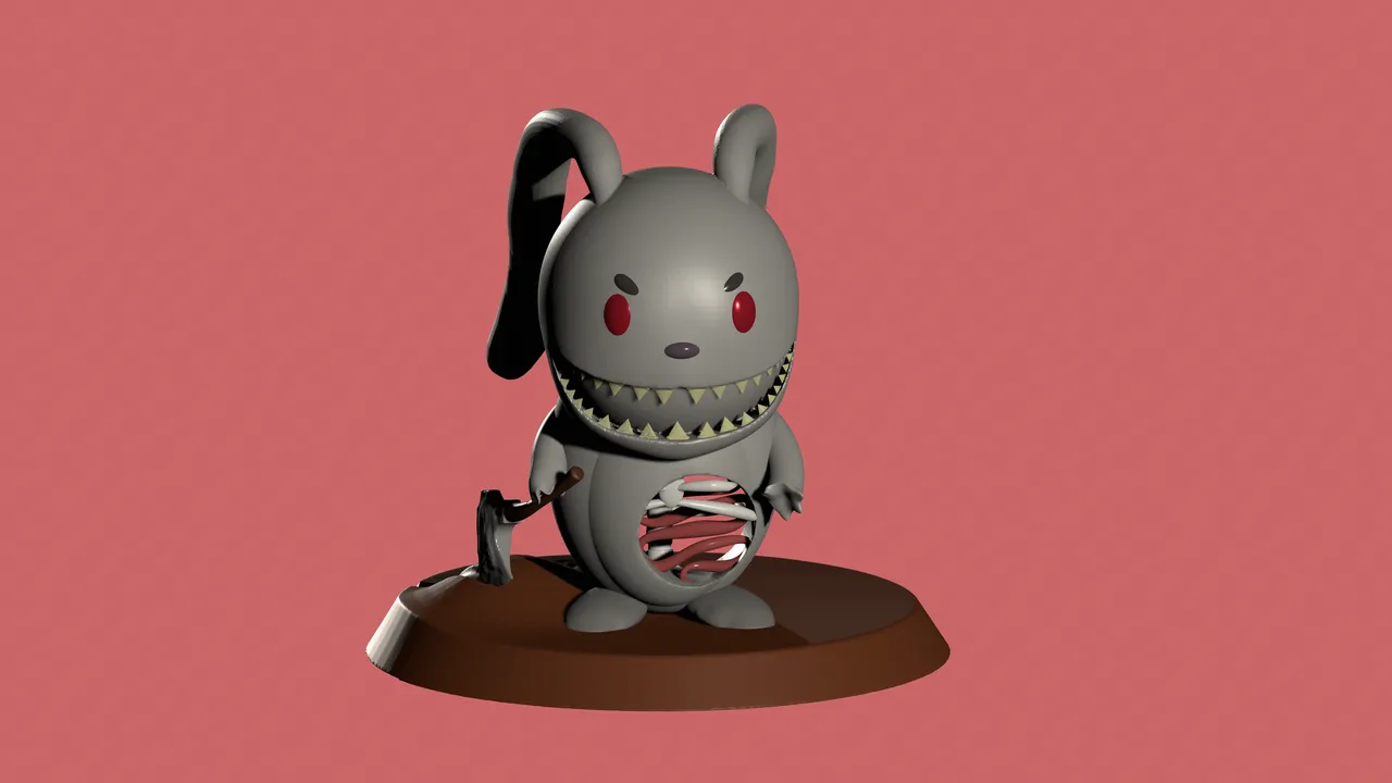 Horror Rabbit by fabgla | Download free STL model | Printables.com