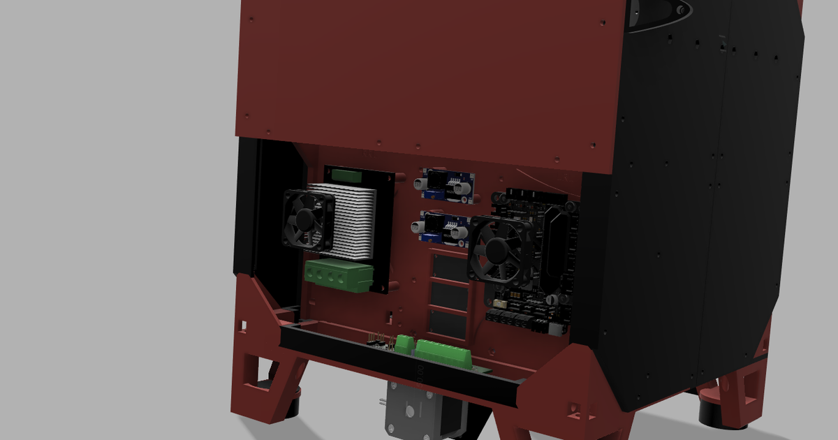 Rook Evolution Electronics mount and cover by JA3D | Download free STL ...