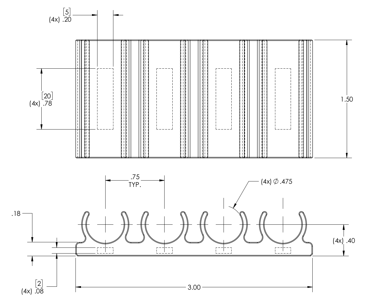 Magnetic Dry Erase Marker Holder by aboho | Download free STL model ...