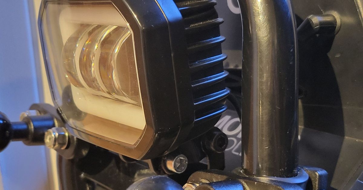 Sherman Max aftermarket headlight holder by kamnxt | Download free STL ...