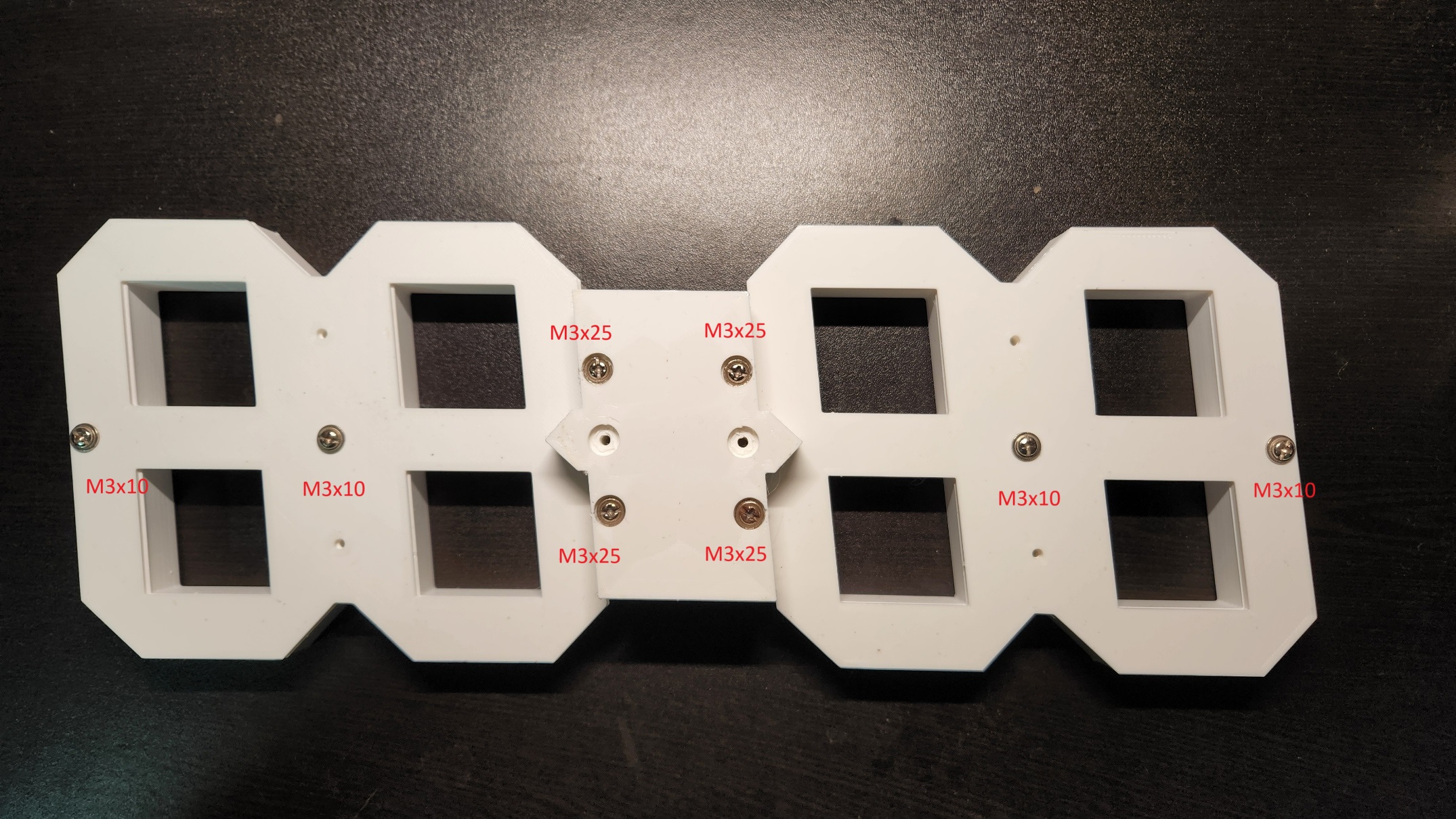 7 Segment RGB LED Clock using Neopixels por G_Paul | Descargar modelo ...