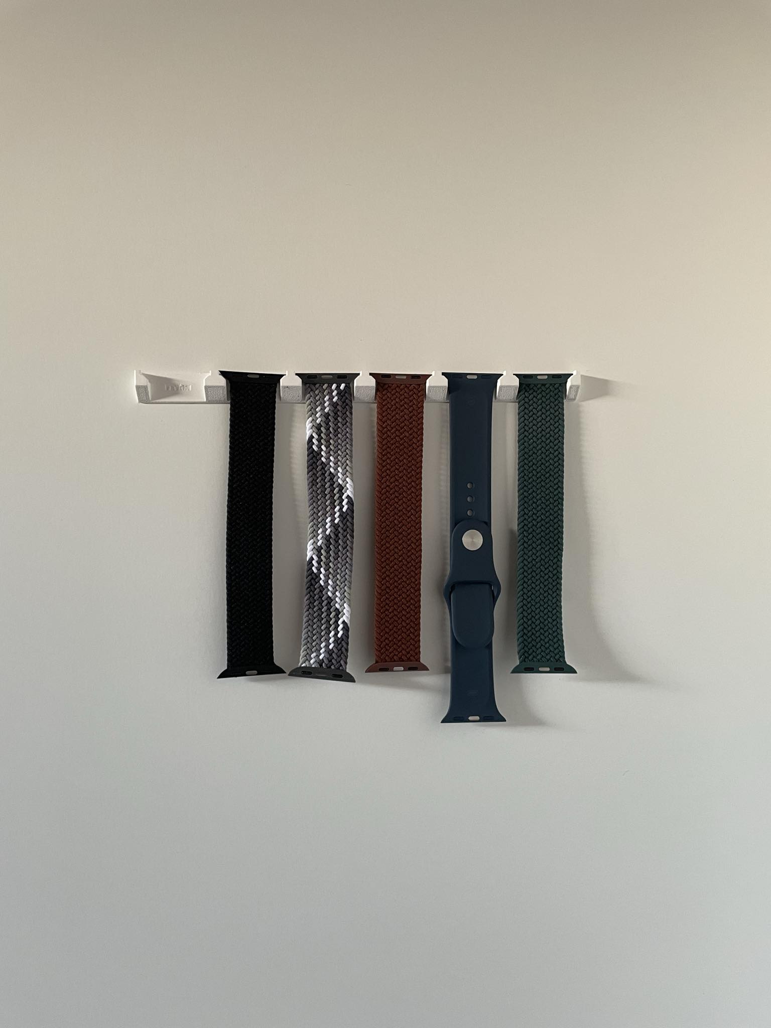 Apple watch AW band strap rack 6 places by Fevon | Download free STL ...