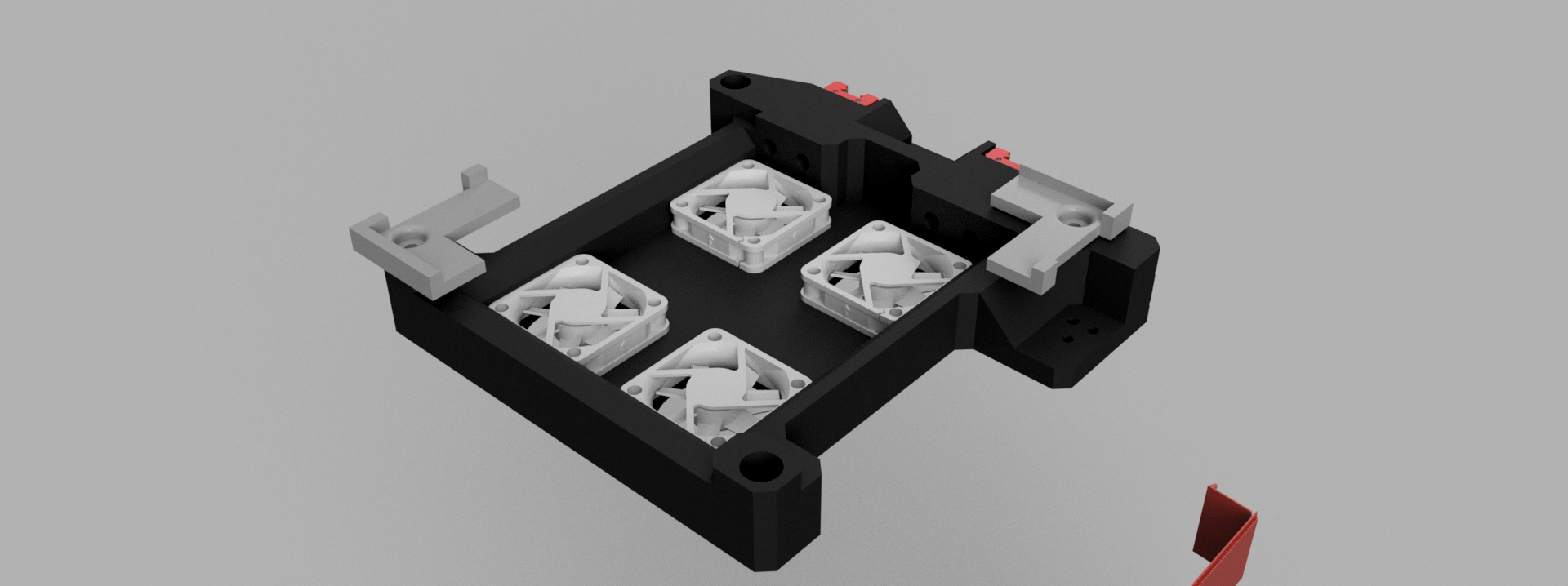 Rook Evolution bed with fans by JA3D | Download free STL model ...