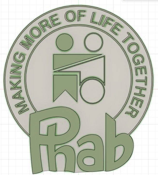 PHAB logo por Chris | Descargar modelo STL gratuito | Printables.com