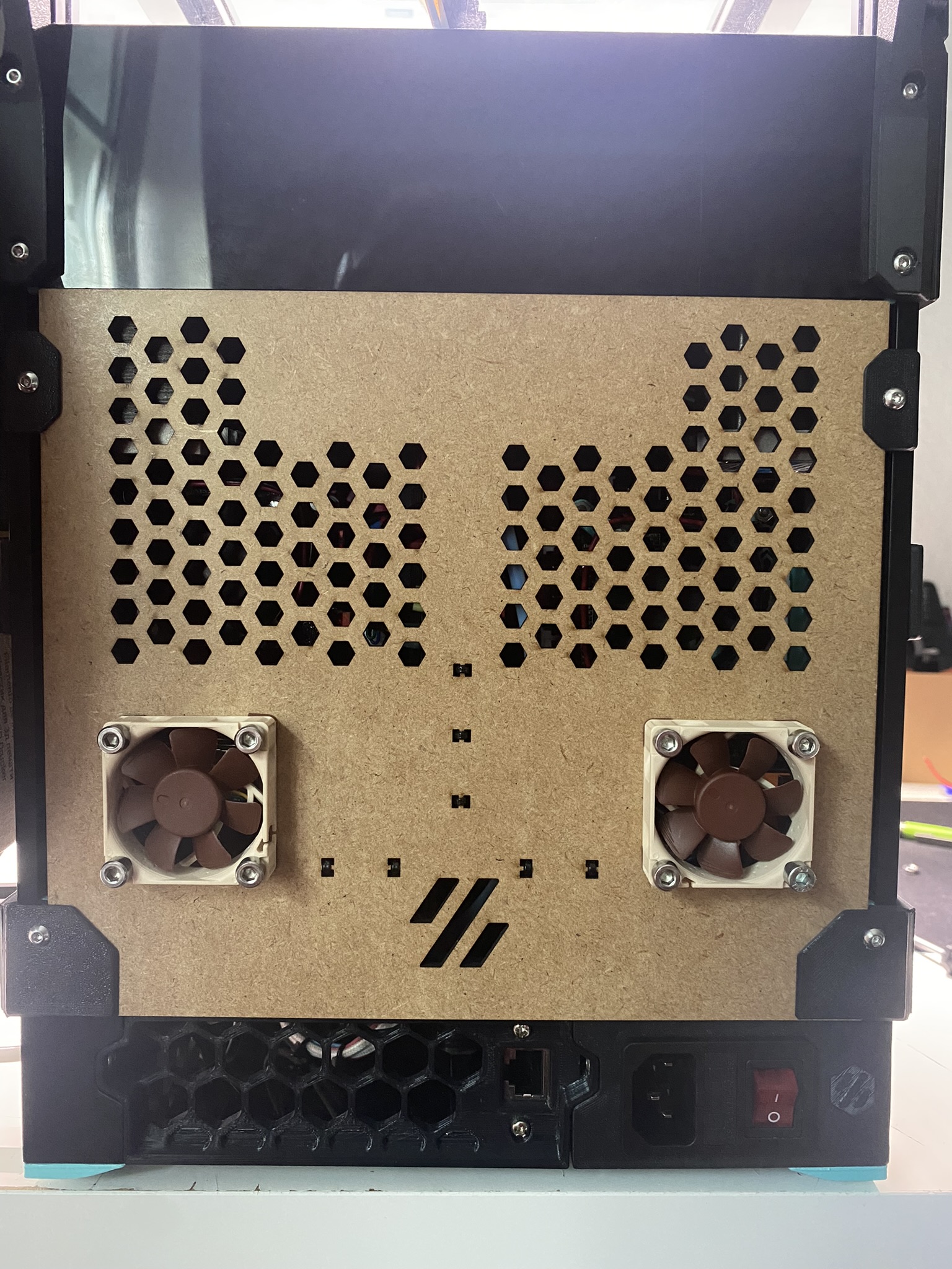 Voron 0.2 Rear Electronics Fan Panel by DerScorbus | Download free STL ...