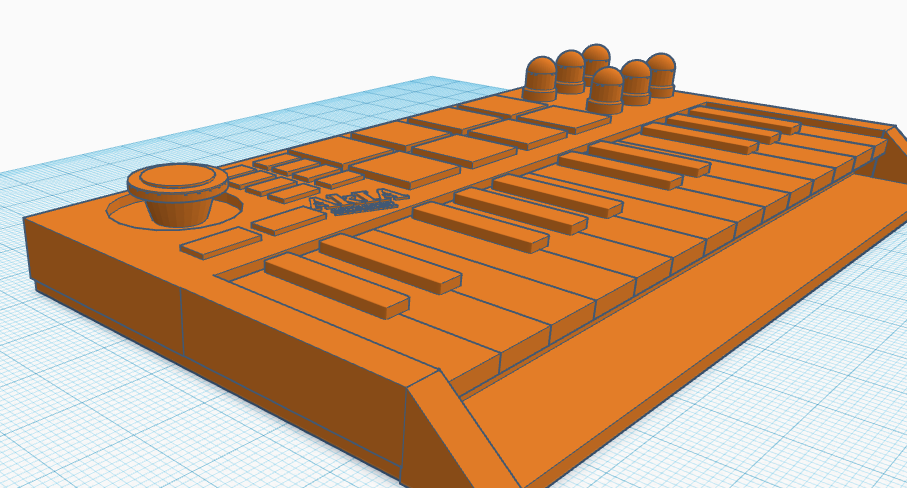 Akia MPK Mini Keyboard by Cojawright | Download free STL model ...