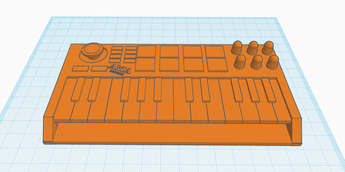 Akia MPK Mini Keyboard by Cojawright | Download free STL model ...