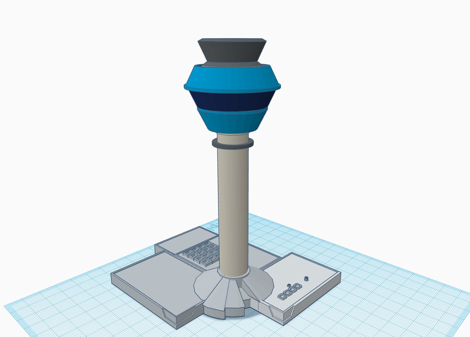 Toronto Pearson ATC tower 1:400 (final) by Ted Phungurai | Download ...