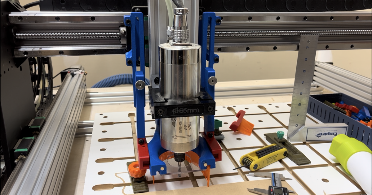 Ultimate Bee CNC PWNCNC Z Independent Bracketing by OneSparky ...