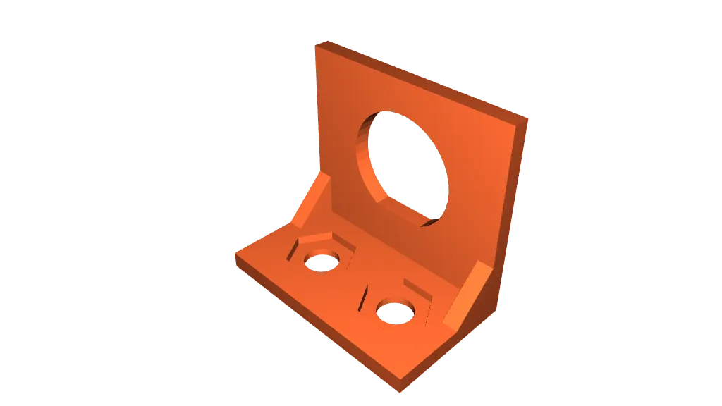 A bracket for PCB mount of BNC connetors by PaŠe | Download free STL ...