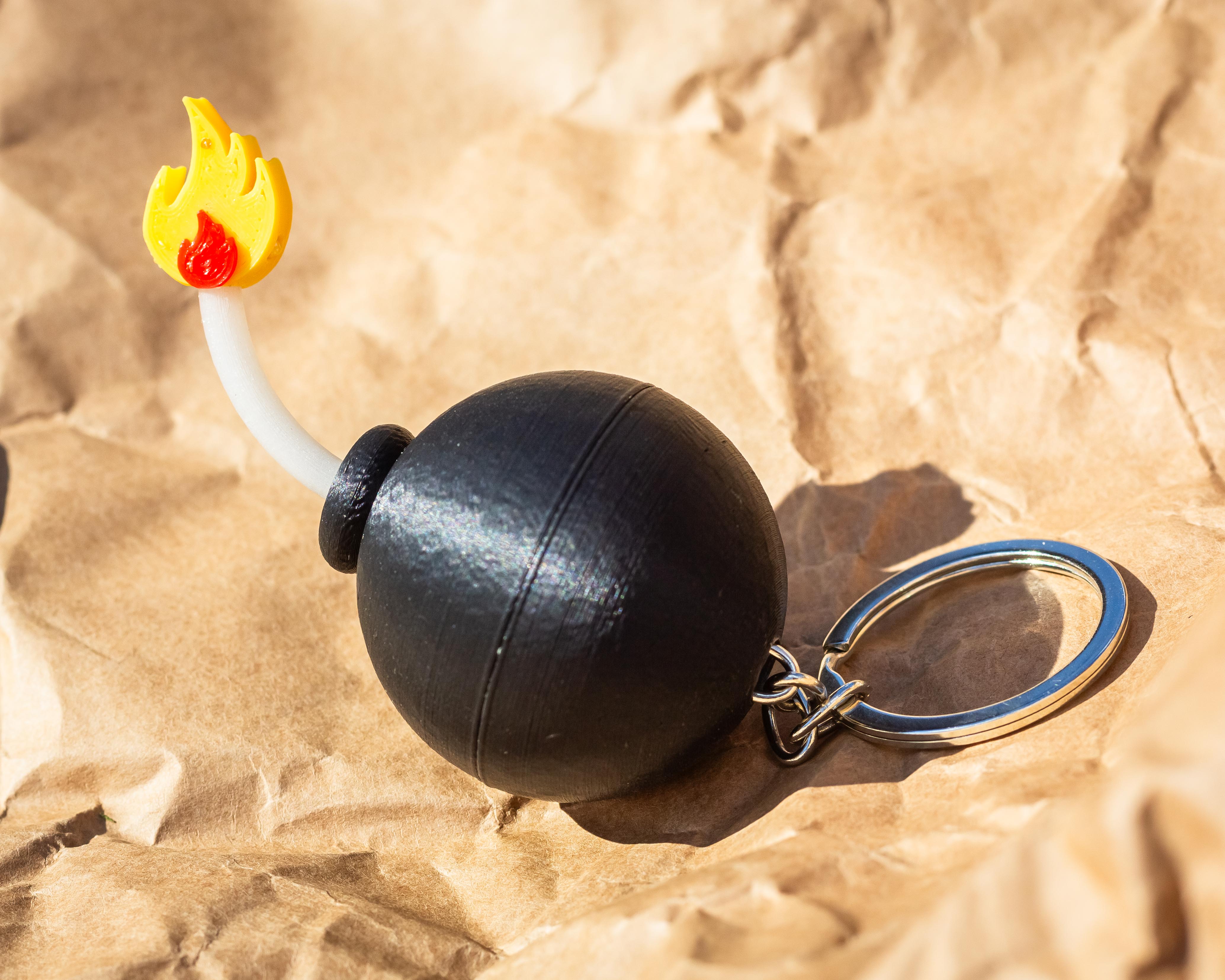 Bomb keychain. Satisfying. No glue assembly. by Igotocds | Download ...
