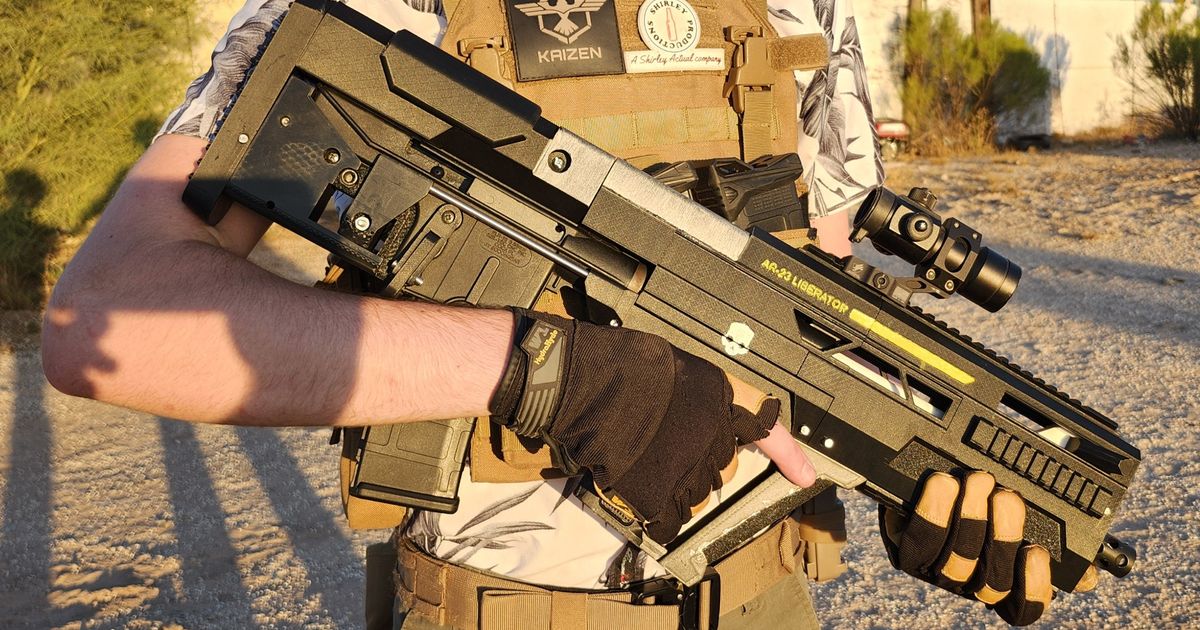 Airsoft AR-23 Liberator by Shirley Productions | Download free STL ...