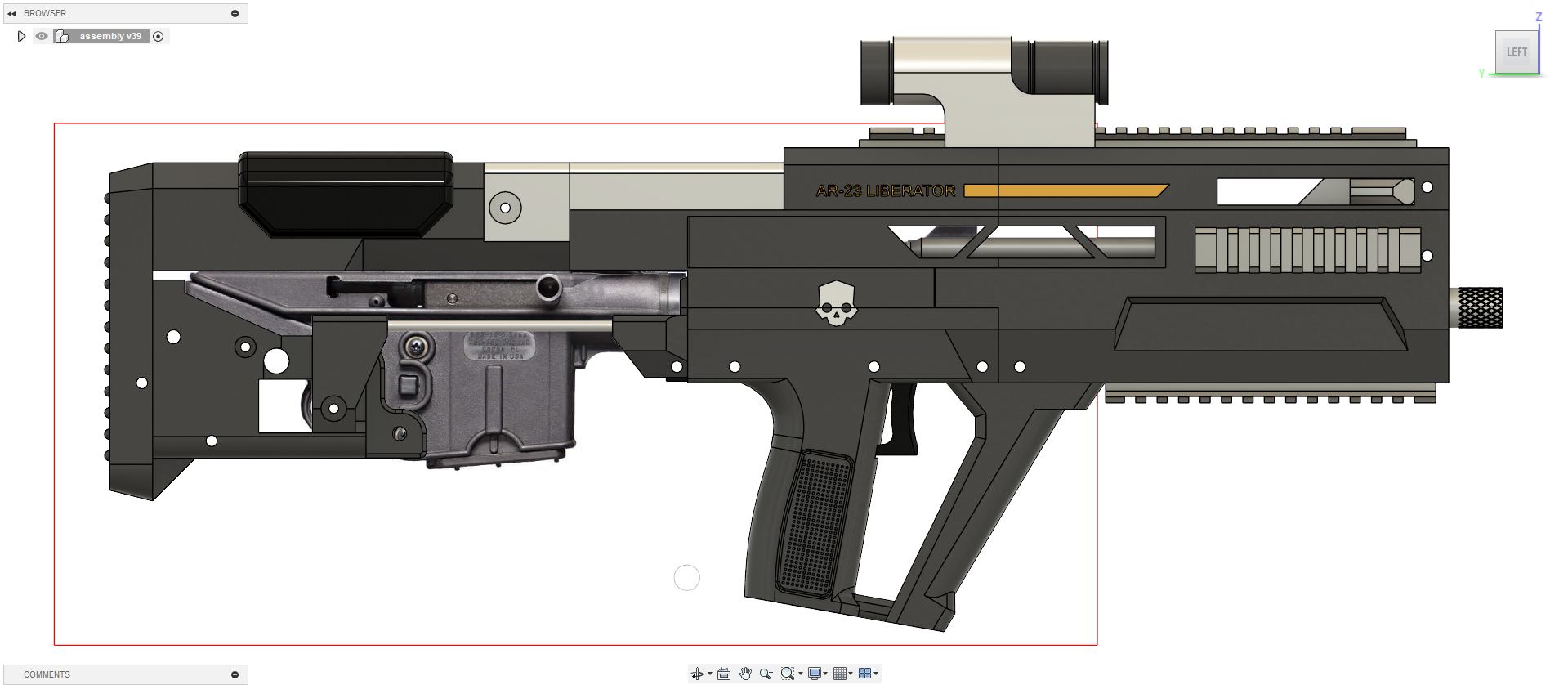 Airsoft AR-23 Liberator by Shirley Productions | Download free STL ...