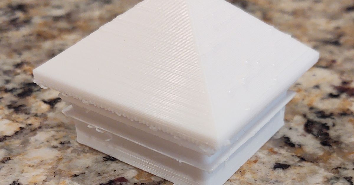 Fence Post cap remix by Dylan K | Download free STL model | Printables.com