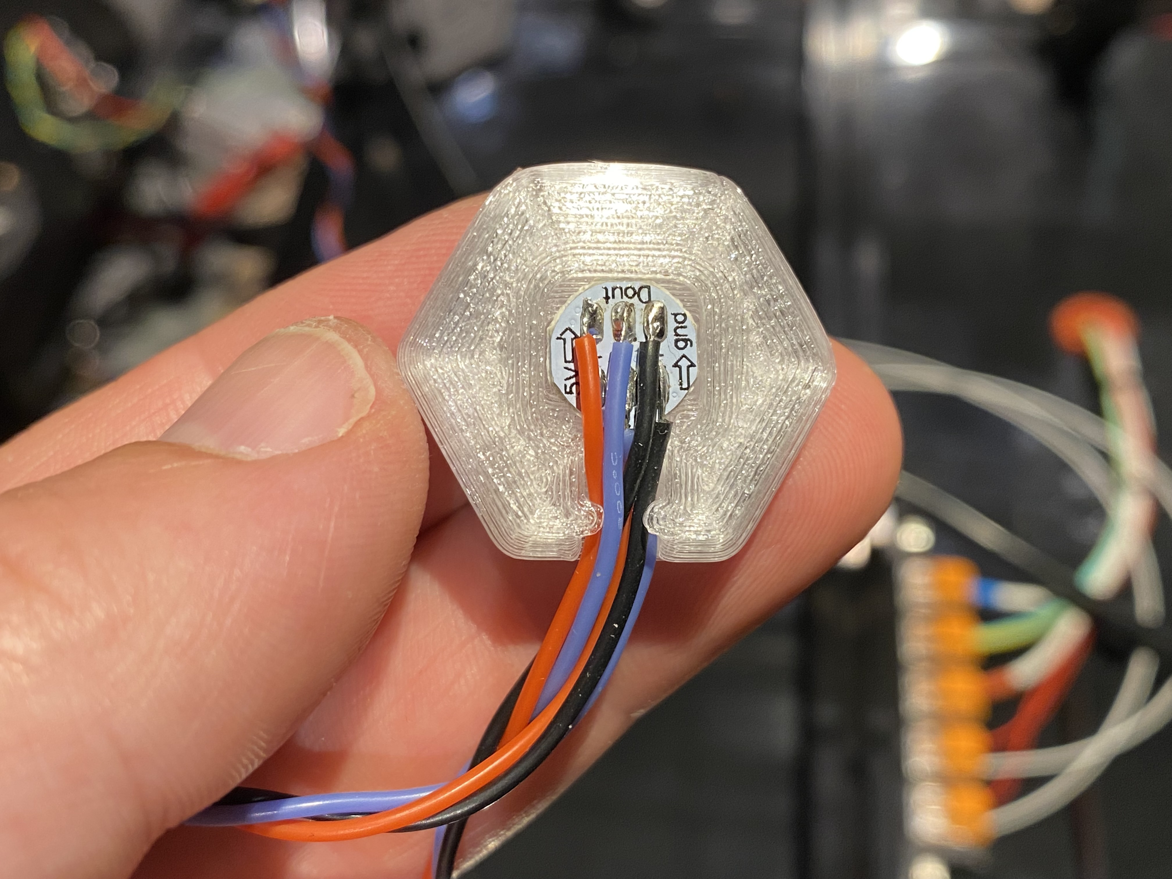 VORON 2.4 TRIDENT CANOPY TOP HAT NEOPIXEL LED MOD!!! CONTROLLED BY ...