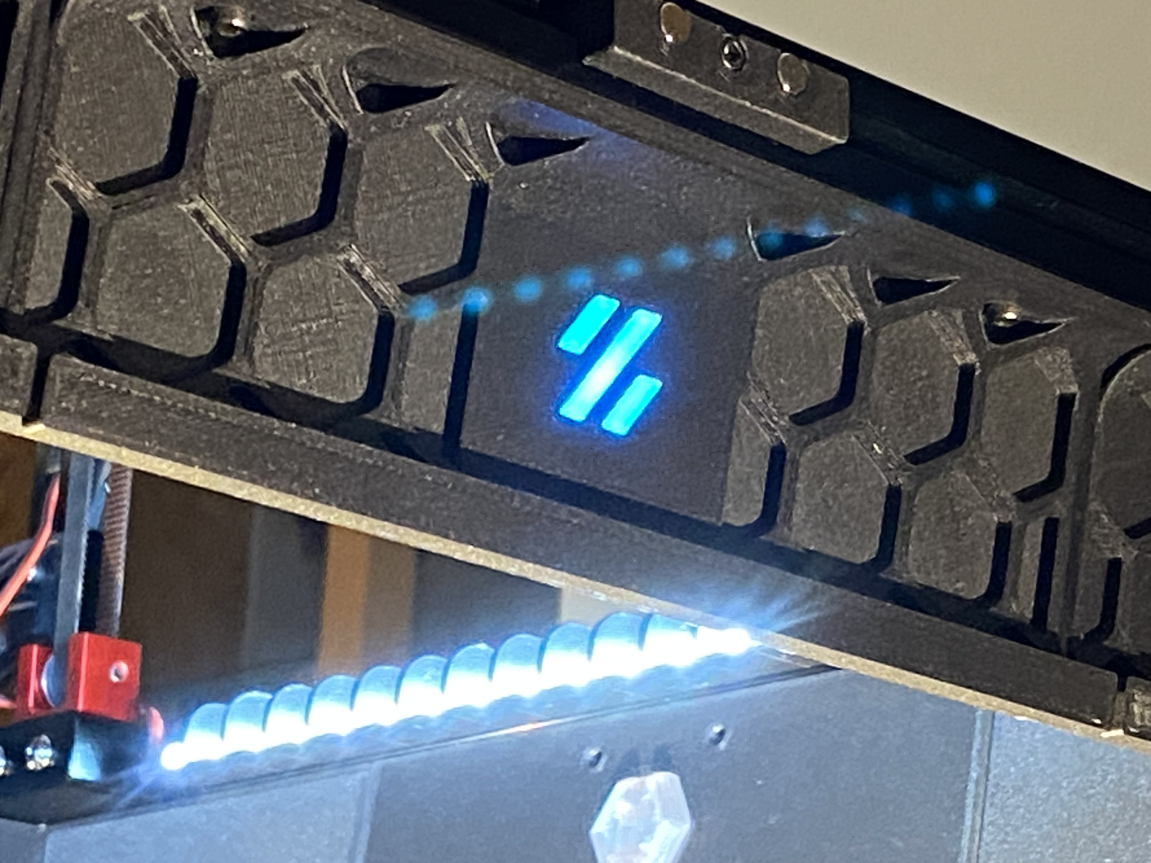 VORON 2.4 TRIDENT CANOPY TOP HAT NEOPIXEL LED MOD!!! CONTROLLED BY ...