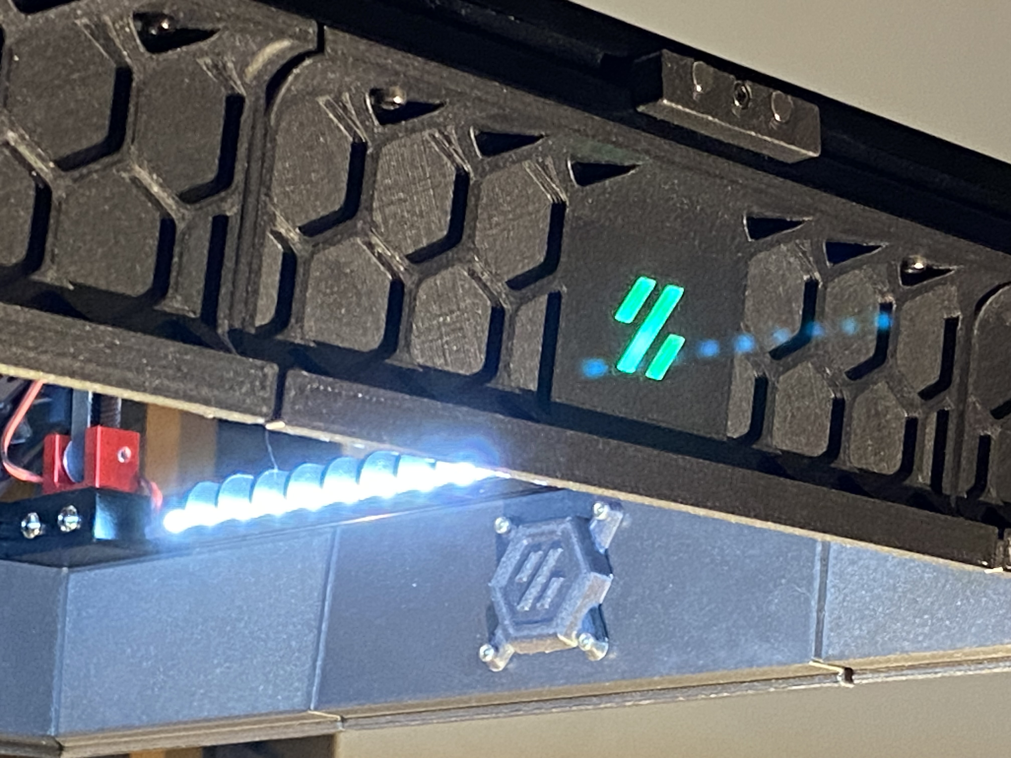 VORON 2.4 TRIDENT CANOPY TOP HAT NEOPIXEL LED MOD!!! CONTROLLED BY ...