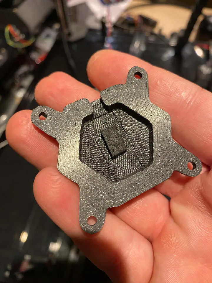 VORON 2.4 TRIDENT CANOPY TOP HAT NEOPIXEL LED MOD!!! CONTROLLED BY ...