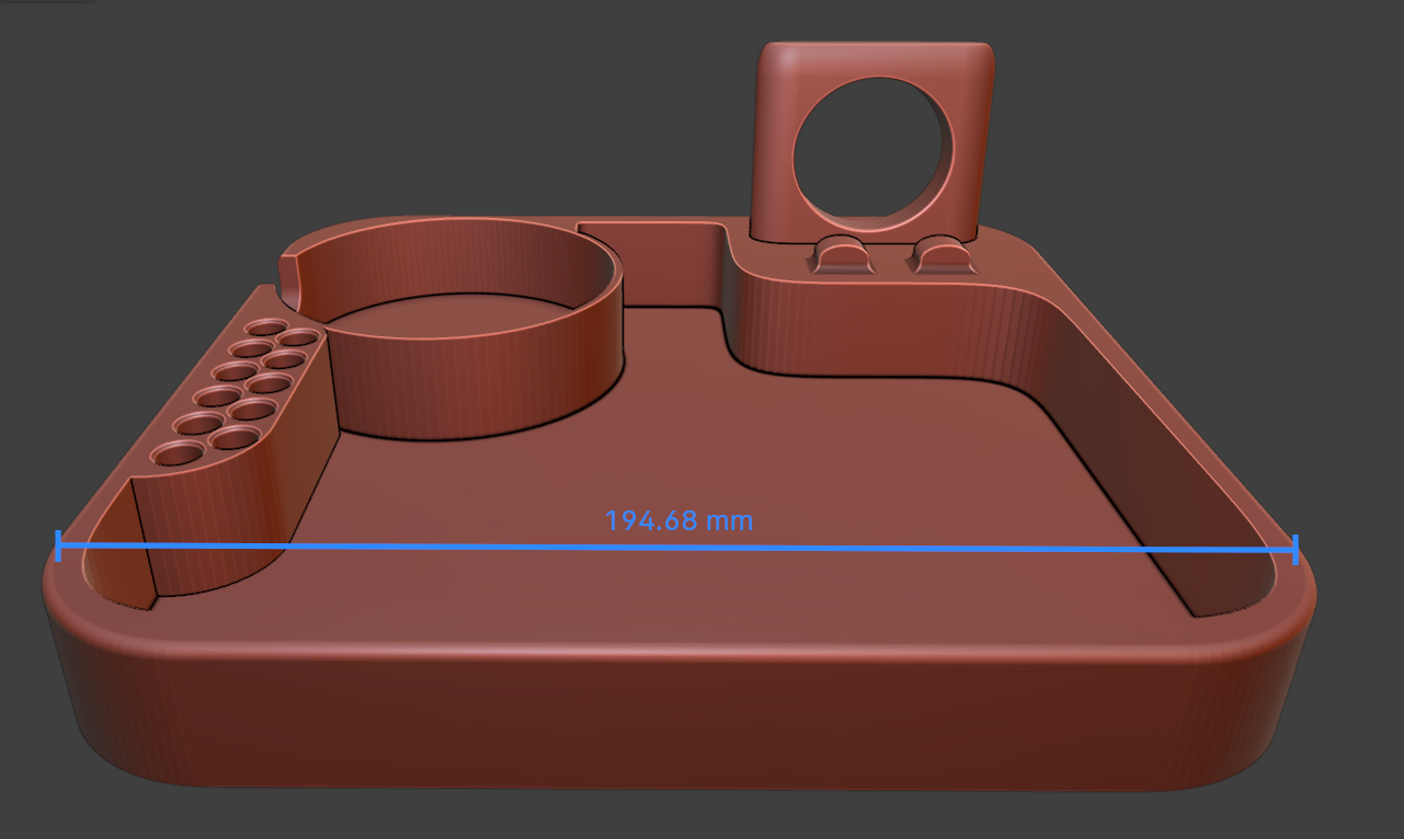 Coaster & Phone stand tray by thatguy69 | Download free STL model ...