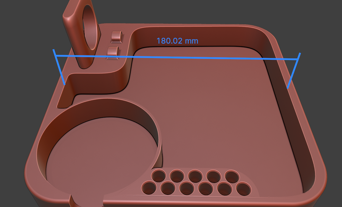 Coaster & Phone stand tray by thatguy69 | Download free STL model ...