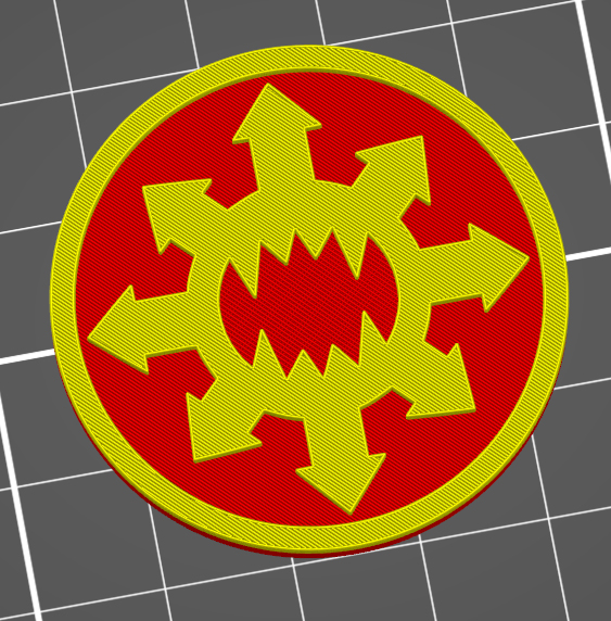 Warhammer 40k World Eaters Objective Marker by ironfan72 | Download ...