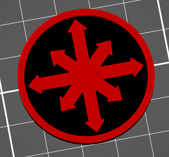 Warhammer 40k Chaos Marines Objective Marker plus MMU Version by ...