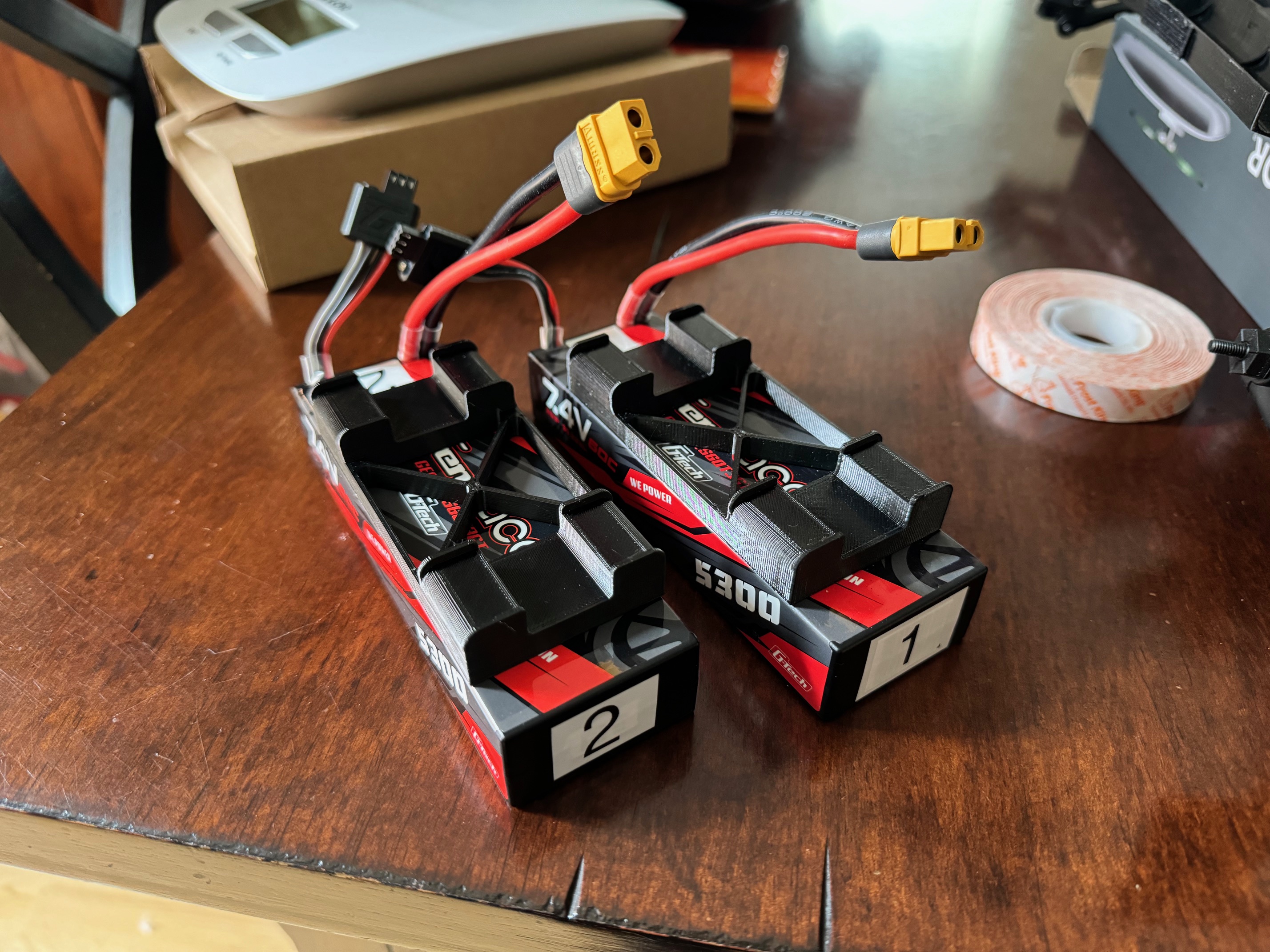 Pro4 SC10 2S-3S LiPo battery spacer by jrsone | Download free STL model ...