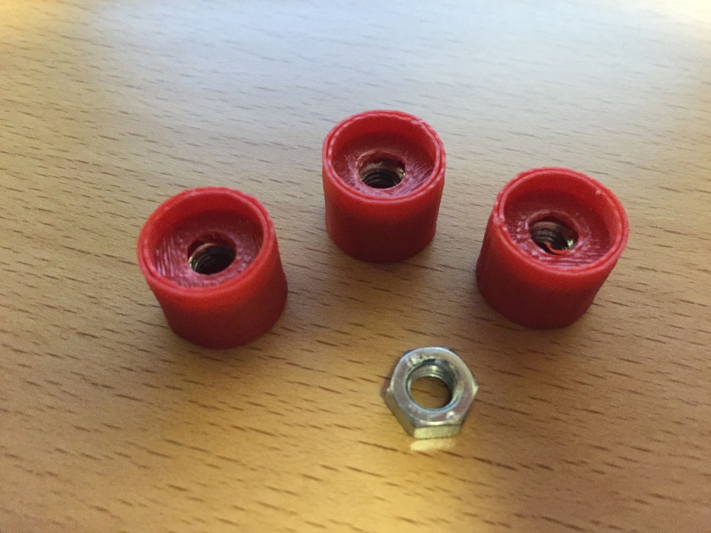 Insulating nut cap M5 by Per Mejdal Rasmussen | Download free STL model ...