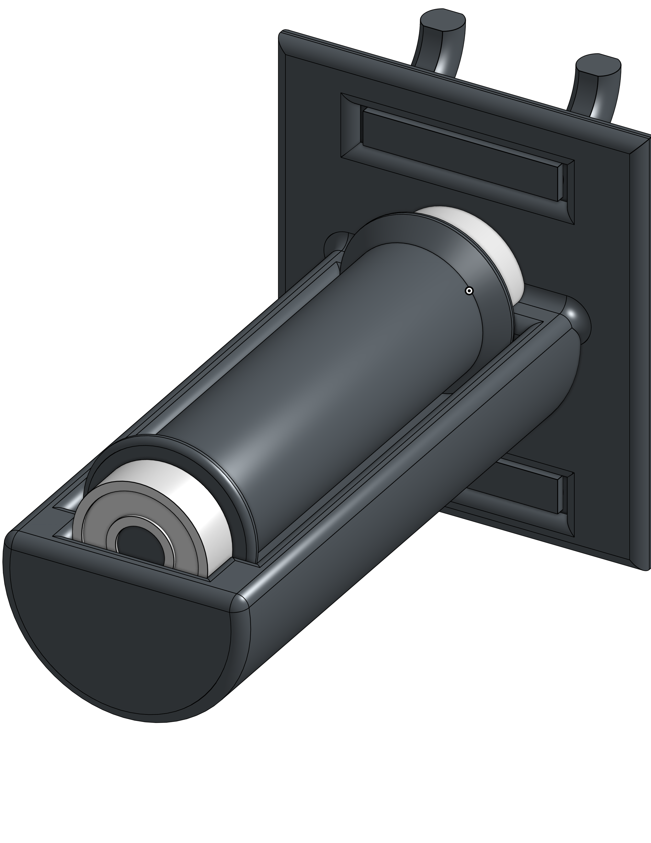 Pegboard Bearing Spool Holder by JKachele | Download free STL model ...