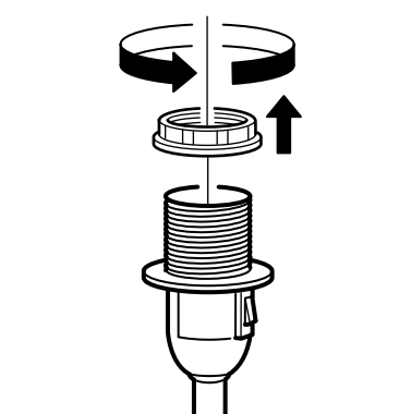 Ikea Lamp Shade Adapter by DDRBoxman | Download free STL model ...