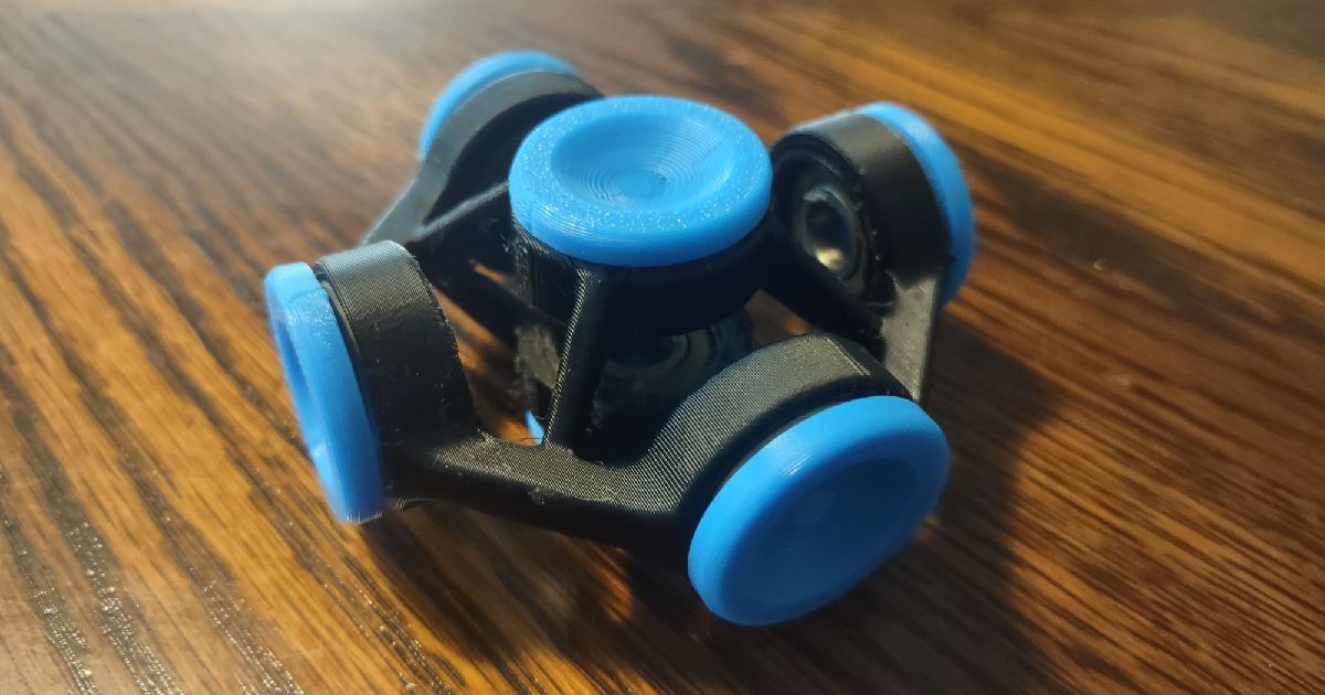 Three-Axis Fidget Spinner by nerdpersonthing | Download free STL model ...