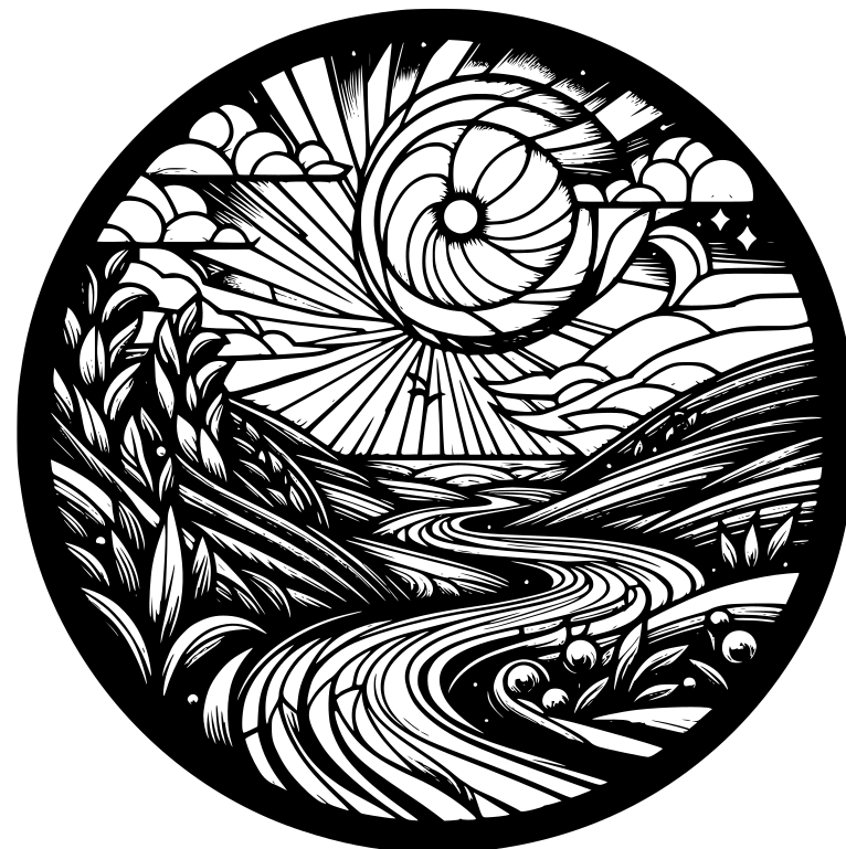 River (two coulours / four colours) by Nina Máčová | Download free STL ...