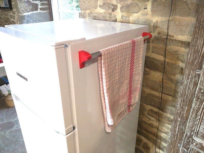 Magnetic tea towel holder by Samy | Download free STL model ...