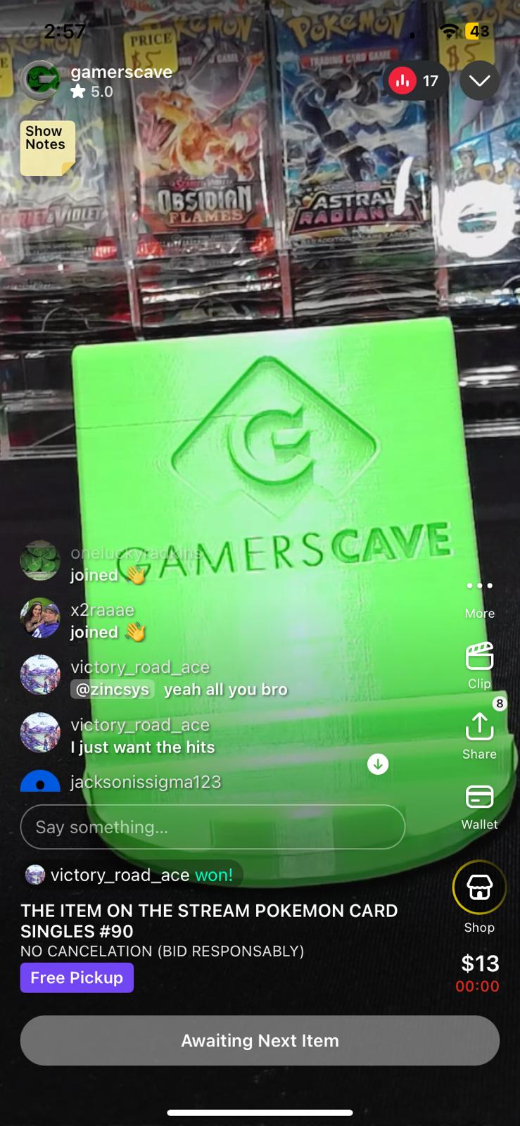 Whatnot Display Stand Card Holder (Deluxe, Personalizable by comission ...