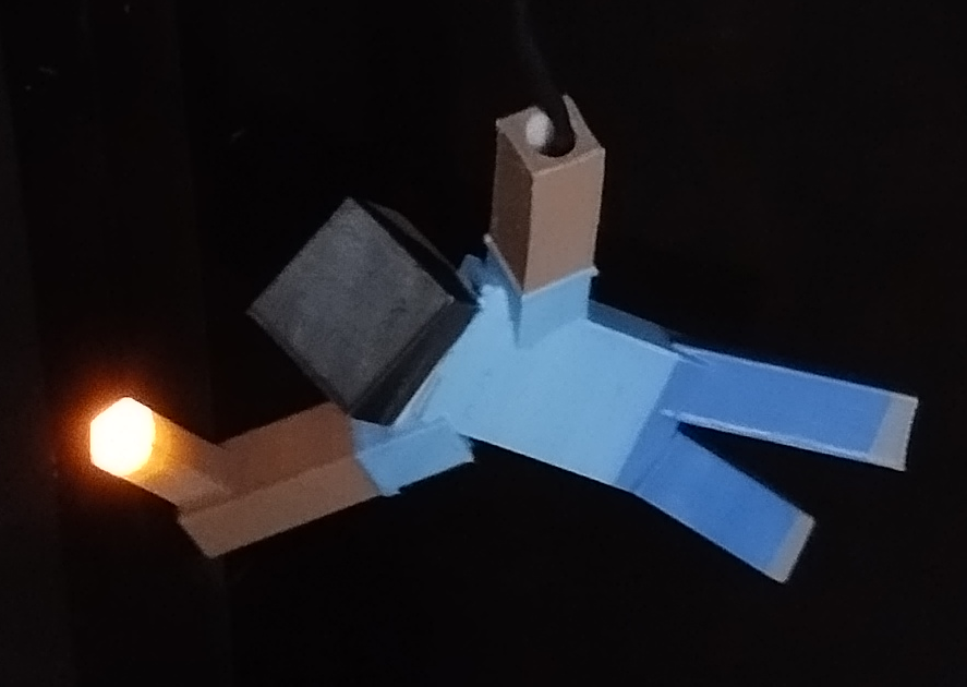 Minecraft Steve and Alex Night Light by Andy | Download free STL model ...