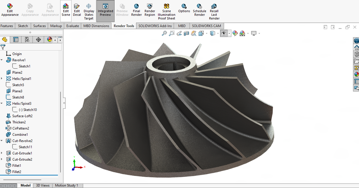 IMPELLER STL + TUTORIAL by polygon polygon | Download free STL model | Printables.com