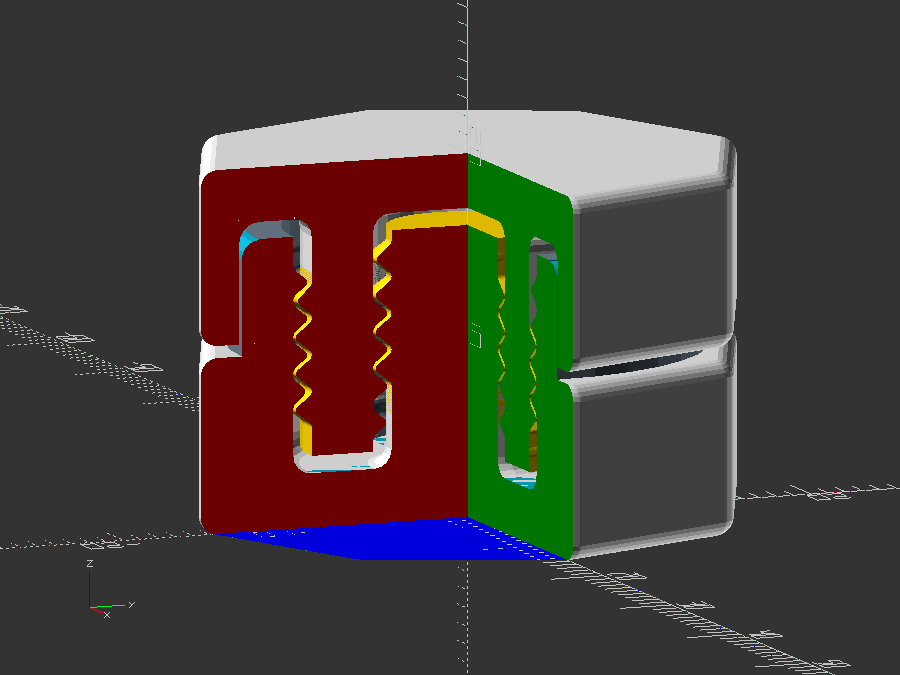 Dual threaded distancer by Jack | Download free STL model | Printables.com