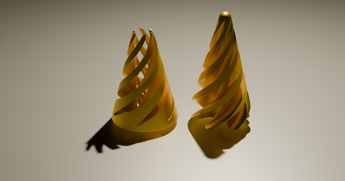 Fidget Spiral Cone by Pradnyesh17 | Download free STL model ...