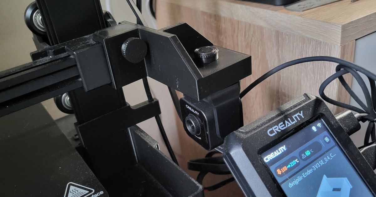 Ender 3 V3 SE/KE Camera holder by Mejla | Download free STL model ...