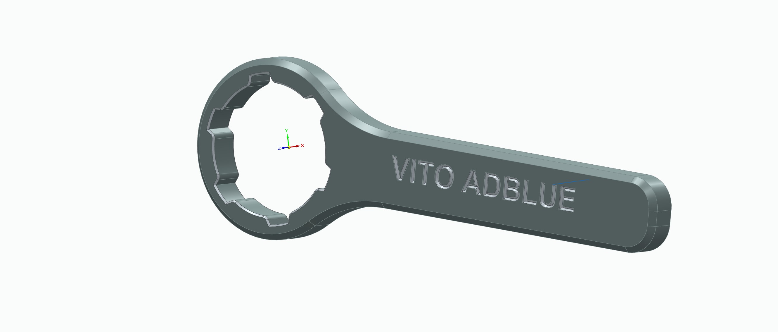 AdBlue spanner by Neil Pritchett | Download free STL model | Printables.com