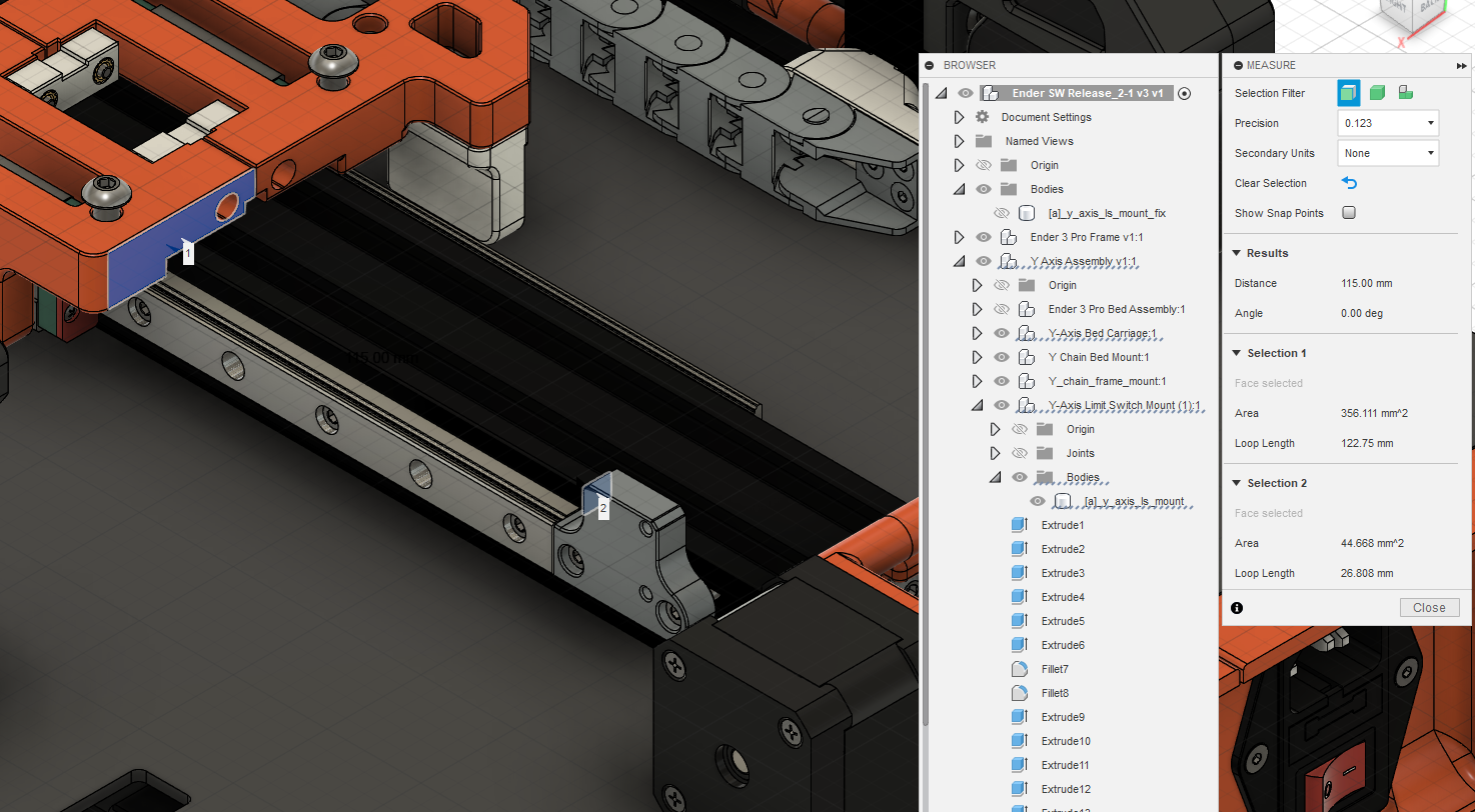Enderwire Y axis Limit Switch Mount Fix by Faruk TOY | Download free ...