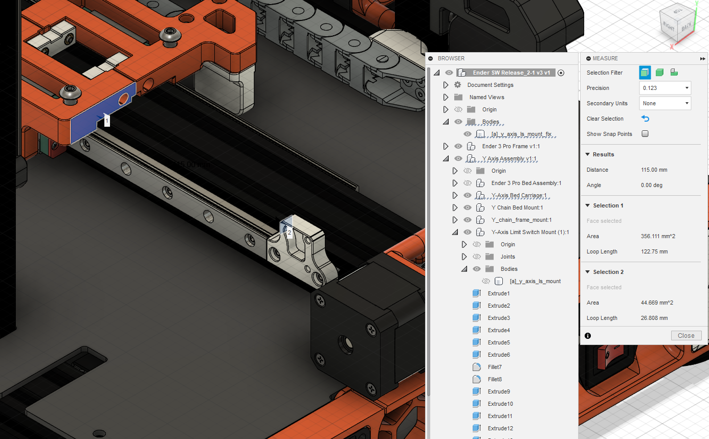 Enderwire Y axis Limit Switch Mount Fix by Faruk TOY | Download free ...