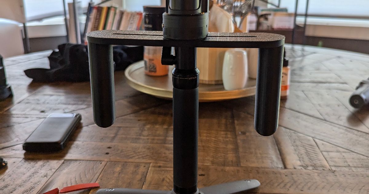 steady cam rig for phone/gopro by franktheglock | Download free STL ...