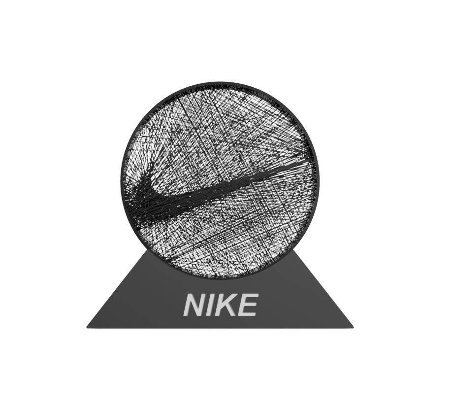 NIKE STRING-ART / DECORATION by Sektor 7 Studios | Download free STL ...