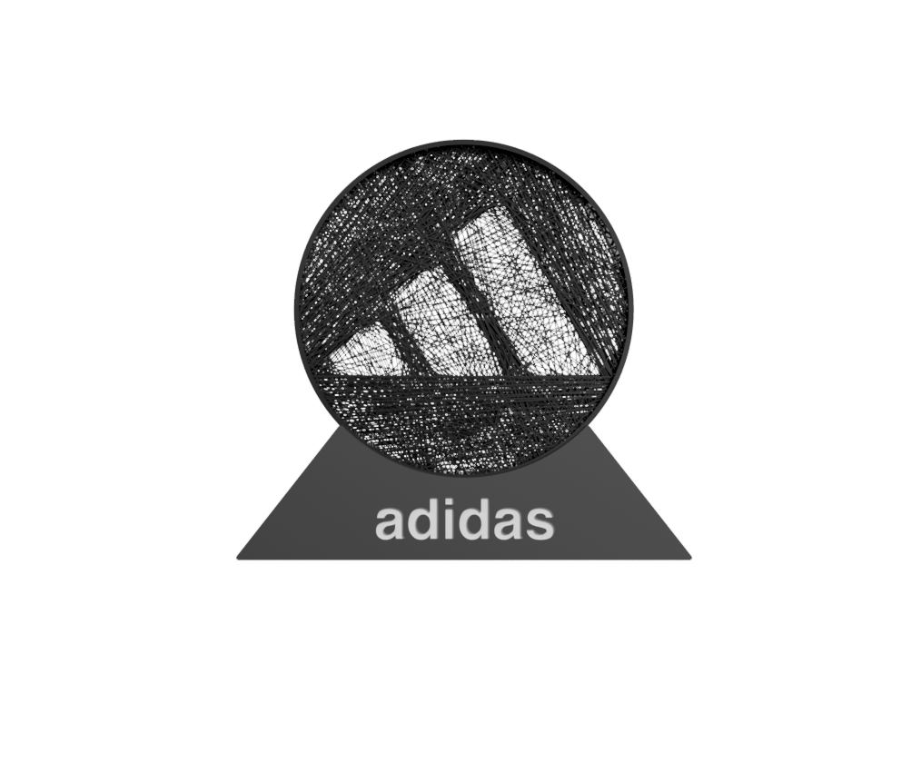 ADIDAS STRING-ART / DECORATION by Sektor 7 Studios | Download free STL ...