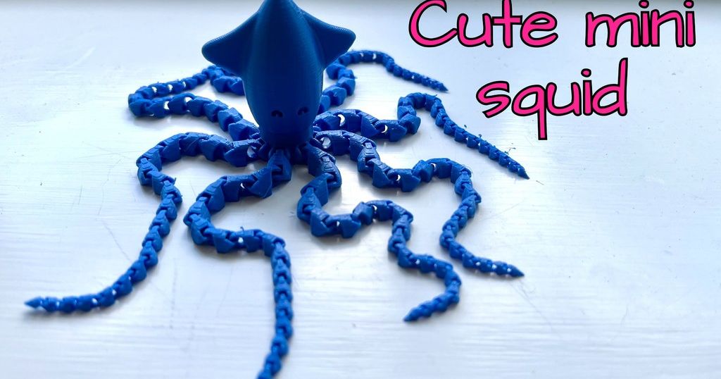 Articulating squid by Hydramaker | Download free STL model | Printables.com