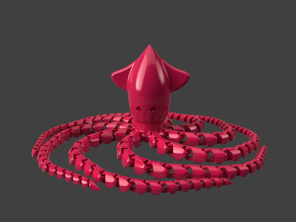 Articulating squid by Hydramaker | Download free STL model | Printables.com