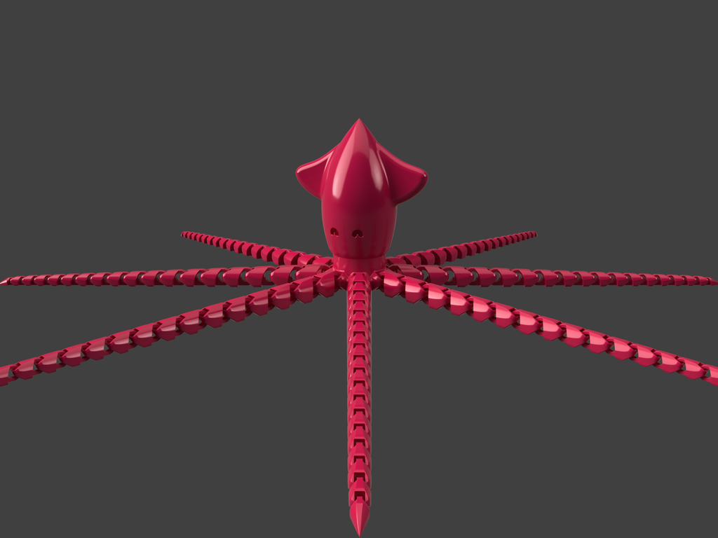 Articulating squid by Hydramaker | Download free STL model | Printables.com